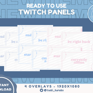 【Circuit Overlays】|| Twitch Overlay Set - harukonotsuki - BOOTH