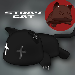 【VRChat】堕天使マスク＆ヘイロー＋蛇 - Stray - - BOOTH