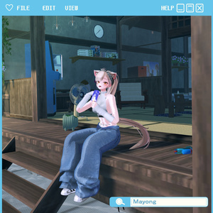 [For all] Tiger ears & tail (2 types) - MEOW - BOOTH