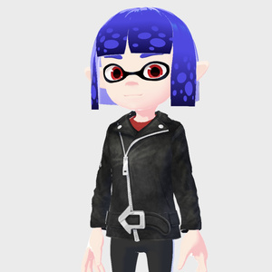 VROID [Splatoon] Classic Inkling Girl Hair - enchantedpencil - BOOTH