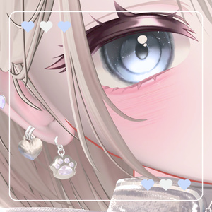 🤍 \ Meow! / navel piercing 🤍 - WHITE STELLA - BOOTH
