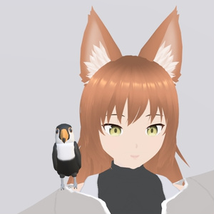 【VRChat】文鳥(白)【3Dモデル】 - mint-0547 - BOOTH