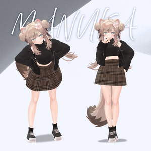 【3Dモデル】Cardigan Set - RAKOKO - BOOTH