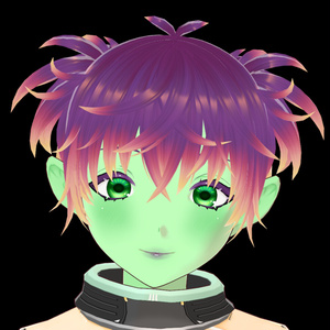 Sunset Aurora Hair Textures - Liori's Textures - BOOTH