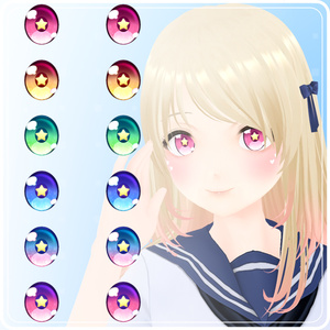 【VRoid】 Snake Demon Eyes Set - Rori Shop - BOOTH