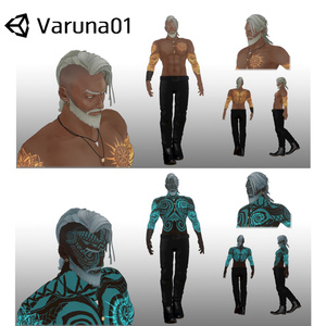 【VRChat対応3Dモデル】Siva_Formal Ver,1.0 - Thousandpetals - BOOTH