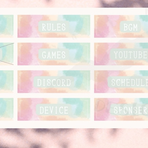 【フリー素材】配信枠オーバーレイ 原神ver - DESIGN SIRO - BOOTH