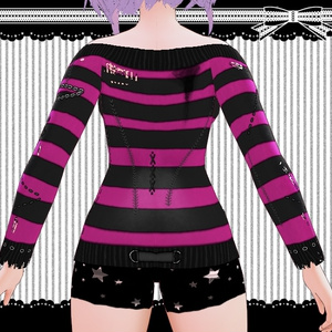 Lacey Choker for VRoid - 40 colors - battynator-store - BOOTH