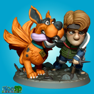 Game Character Girl - Chibi Art - BOOTH