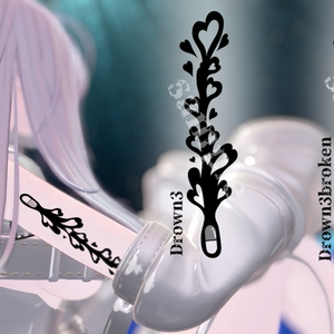 【VRChat】Card on Ceiling/Tattoo - Devil/s Engage - BOOTH