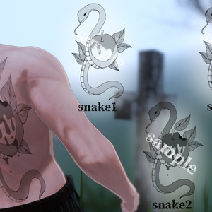 【VRChat】壱蓮托生/Tattoo - Devil/s Engage - BOOTH