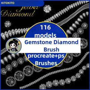 procreate+psブラシ レトロ 煙雲 流雲 ブラシ 古典 雲紋祥 雲騰雲 装飾 - kitokito - BOOTH