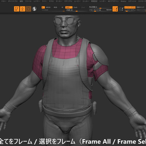 ZBrush プラグイン - トポロジー削除ツール - RET models - BOOTH