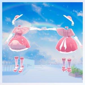 【Free】ribbon headdress♥ #LuaLua3D - LuaLua - BOOTH