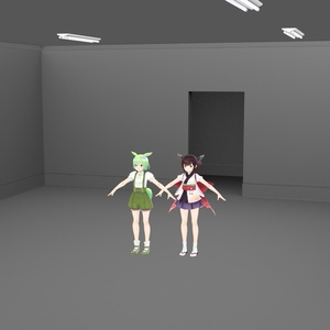 MMDモデル・教室 - aohigeshop - BOOTH