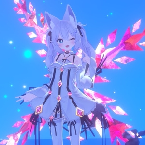 VRC想定モデル『Crystal Wing』 - しらなみ雑貨 - BOOTH