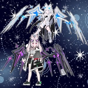 VRC想定モデル『Crystal Wing』 - しらなみ雑貨 - BOOTH