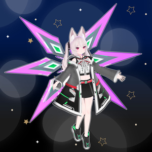 VRC想定モデル『Crystal Wing』 - しらなみ雑貨 - BOOTH