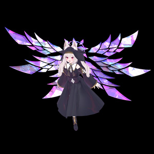 VRC想定モデル『Crystal Wing』 - しらなみ雑貨 - BOOTH