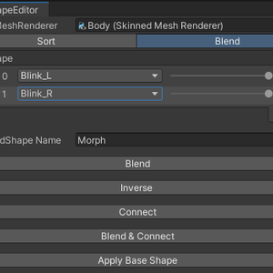 BlendShapeEditor