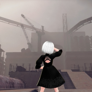2B NIER MODEL + BODY TEXTURE 【VRoid and VRM】ニーア オートマタ - kurobany - BOOTH