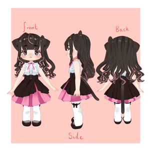 (Free VRChat Avatar) Mesmerizer Teto - silvercherry - BOOTH