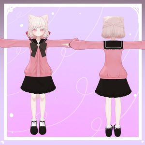 (Free VRChat Avatar) Mesmerizer Teto - silvercherry - BOOTH