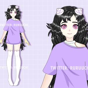 Vtuber Model Body Base Live2D Rigged & Unrigged - Мастерская VTuber ...