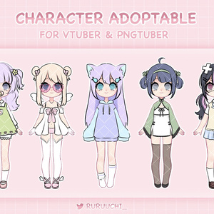 Vtuber Model Body Base Live2D Rigged & Unrigged - Мастерская VTuber ...