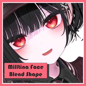 【Milltina】Face BlendShape + 7 Face Animation 2 【ミルティナ】 - omimart - BOOTH