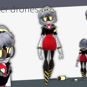 CYN murder drones (GOGOLOCO+ PC/QUEST+BLENDER+IK) - yumily16 - BOOTH