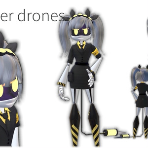 Glamrock chica and toy chica (Vrchat) (Gogoloco) - yumily16 - BOOTH