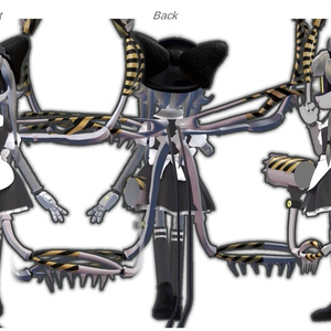 Glamrock chica and toy chica (Vrchat) (Gogoloco) - yumily16 - BOOTH