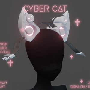Cyber-cat ears: 3 versions