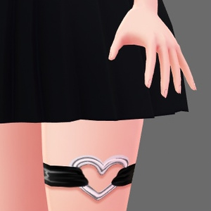[v1.0] VRoid Collar + Garter Set - Ylvie's Shop ♡ - BOOTH