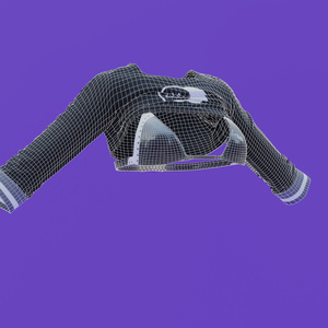 [VRChat] - Female Leather Chest Harness #2 - JammyVR - BOOTH