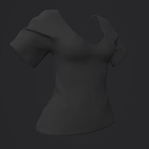 [VRChat] - Female Leather Chest Harness #2 - JammyVR - BOOTH