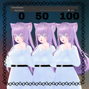 「萌」 (Moe) 用【3D衣装モデル】 Bunny rose - hatari - BOOTH