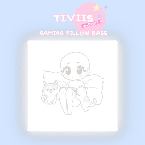 𓍯˙ 🍡 ও˙∘⊹܀ Chibi Base – Chibi YCH Base - Mochi Board Base ･ﾟ: * - tivii ...