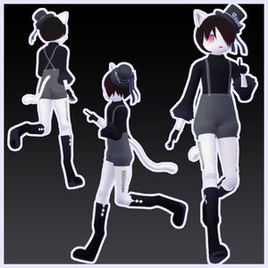 ムルル Mururu【オリジナル3Dモデル】 - Lethal Cats - BOOTH