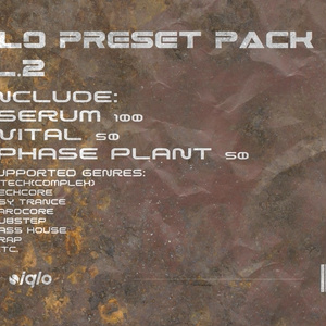 siqlo preset pack vol.1 - INTX Rec. - BOOTH