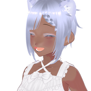 [VRoid Model] Basic Pink Cat VRoid 3D Model - junebunnyyy - BOOTH