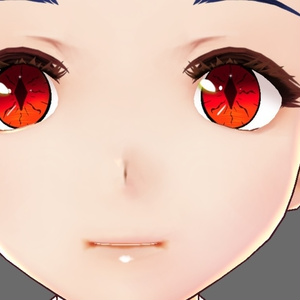 Pastel yellow Cat eye ( Vroid ) texture - planetpanick - BOOTH