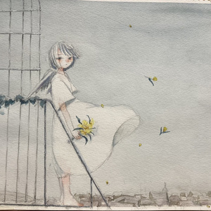 [原画]初音ミクイラスト② - am goods - BOOTH