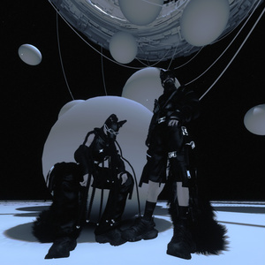 [VRChat] Vest hood - Darkness Eerie_ - BOOTH