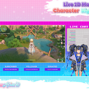 【live2d モデル】live2d模型恐怖风格小姐姐 诡异风格 - live2d模型制作 - BOOTH