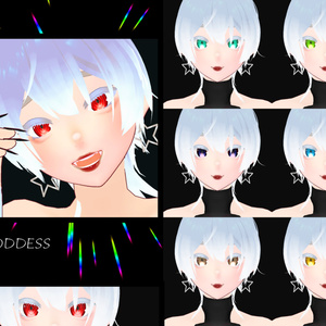 Vroid- music art iris - itsrayne - BOOTH