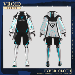 Vroid - ダウンジャケット / Down Jacket / Jeans - Wuhong Production - BOOTH