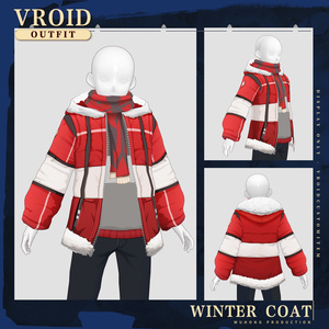 Vroid - ダウンジャケット / Down Jacket / Jeans - Wuhong Production - BOOTH