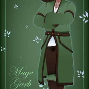 Mage Garb M (Plain) Pack - DrowningBeauty Arts - BOOTH